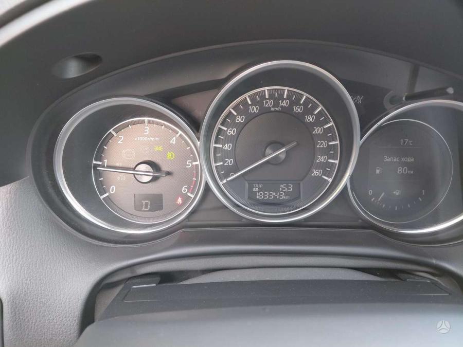 Red Mazda CX-5 2016 in Klaipeda, with an engine capacity of 2.19 L and mileage of 183 thousand km for 8999 €, photo 12 on AUTOMOTO.COM.LV