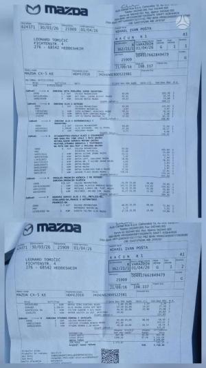 Красный Мазда СХ-5 2016 в Пренай, объемом двигателя 2.19 л и пробегом 204 тыс. км за 9500 €, фото 33 на AUTOMOTO.COM.LV
