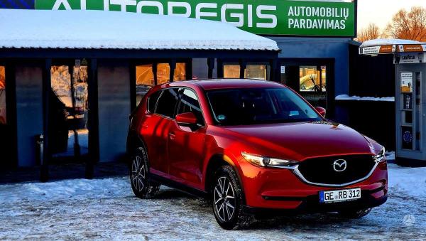 Red Mazda CX-5 2017 in Kretinga, with an engine capacity of 2.20 L and mileage of 248 thousand km for 12999 €, photo 1 on AUTOMOTO.COM.LV