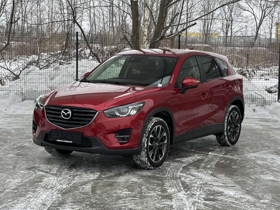 Red Mazda CX-5 2017 in Vilnius, with an engine capacity of 2.19 L and mileage of 140 thousand km for 11800 €, photo 3 on AUTOMOTO.COM.LV