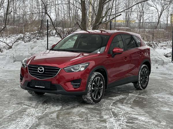 Red Mazda CX-5 2017 in Vilnius, with an engine capacity of 2.19 L and mileage of 140 thousand km for 11800 €, photo 1 on AUTOMOTO.COM.LV