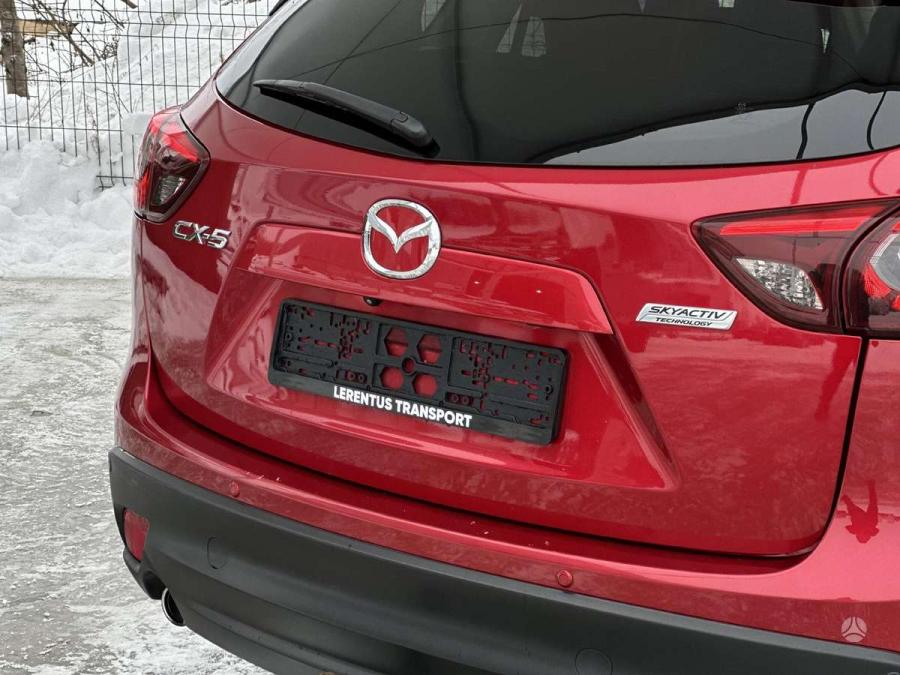 Sarkans Mazda CX-5 2017 Viļņa, ar dzinēja tilpumu 2.19 L un nobraukumu 140 tūkst. km par 11800 €, foto 12 vietnē AUTOMOTO.COM.LV