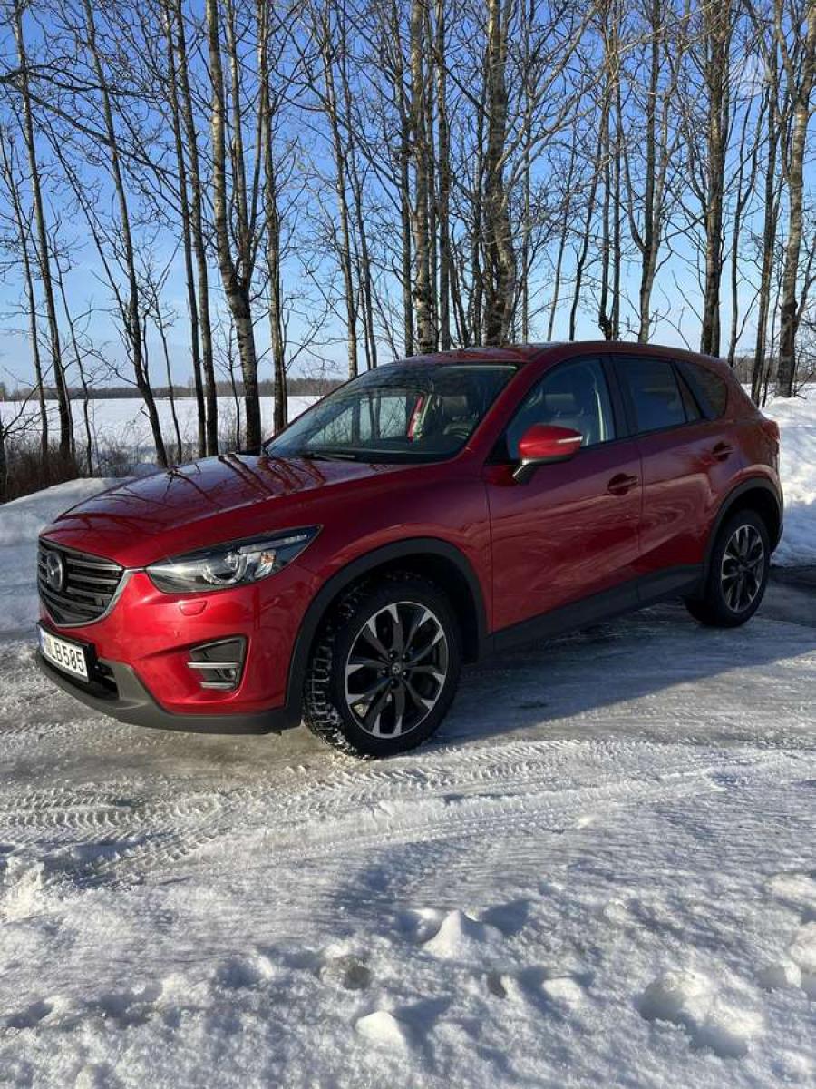 Red Mazda CX-5 2017 in Klaipeda, with an engine capacity of 2.19 L and mileage of 244 thousand km for 10500 €, photo 2 on AUTOMOTO.COM.LV