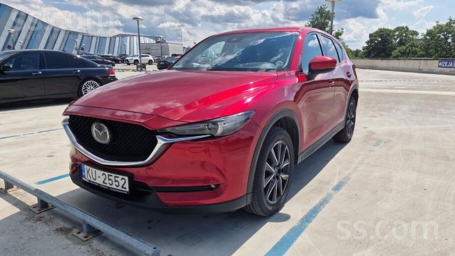 Red Mazda CX-5 2017 in Riga, with an engine capacity of 2.20 L and mileage of 221 thousand km for 14700 €, photo 1 on AUTOMOTO.COM.LV