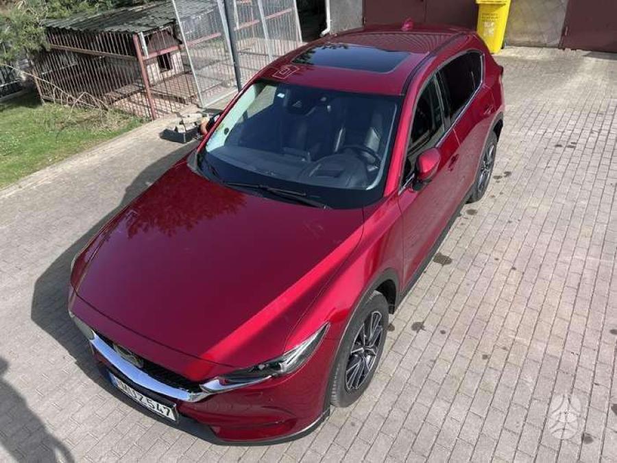 Red Mazda CX-5 2017 in Vilnius, with an engine capacity of 2.19 L and mileage of 238 thousand km for 13800 €, photo 7 on AUTOMOTO.COM.LV