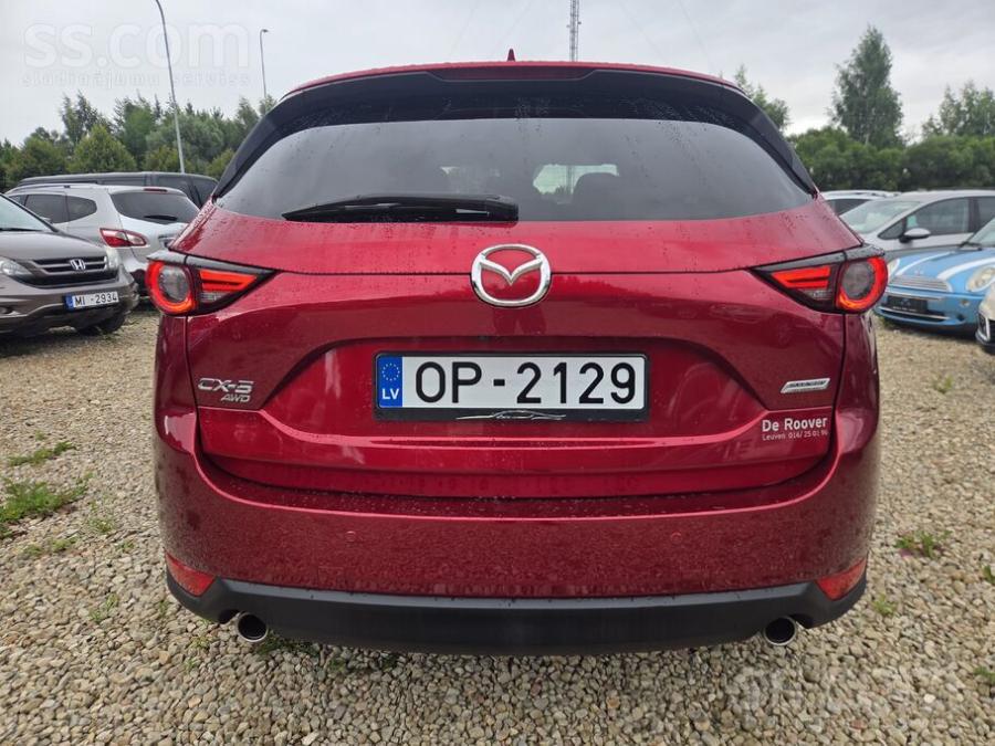 Red Mazda CX-5 2017 in Jelgava, with an engine capacity of 2.50 L and mileage of 0 thousand km for 14800 €, photo 9 on AUTOMOTO.COM.LV