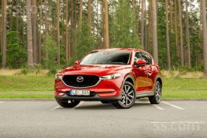 Red Mazda CX-5 2017 in Riga, with an engine capacity of 2.20 L and mileage of 193 thousand km for 14590 €, photo  on AUTOMOTO.COM.LV