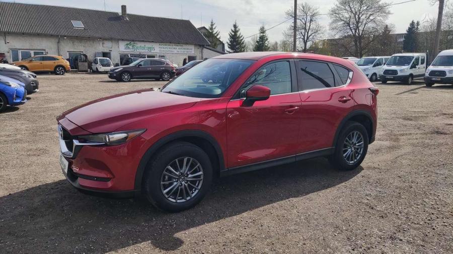 Red Mazda CX-5 2017 in Klaipeda, with an engine capacity of 2.49 L and mileage of 126 thousand km for 14790 €, photo 1 on AUTOMOTO.COM.LV