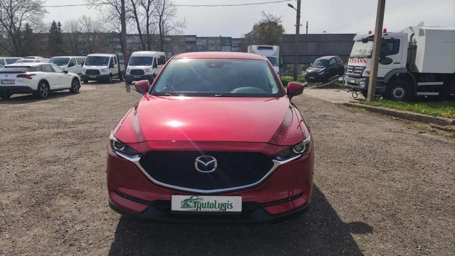 Red Mazda CX-5 2017 in Klaipeda, with an engine capacity of 2.49 L and mileage of 126 thousand km for 14790 €, photo 4 on AUTOMOTO.COM.LV