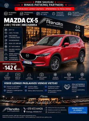 Красный Мазда СХ-5 2017 в Кретинга, объемом двигателя 2.19 л и пробегом 232 тыс. км за 10199 €, фото 37 на AUTOMOTO.COM.LV
