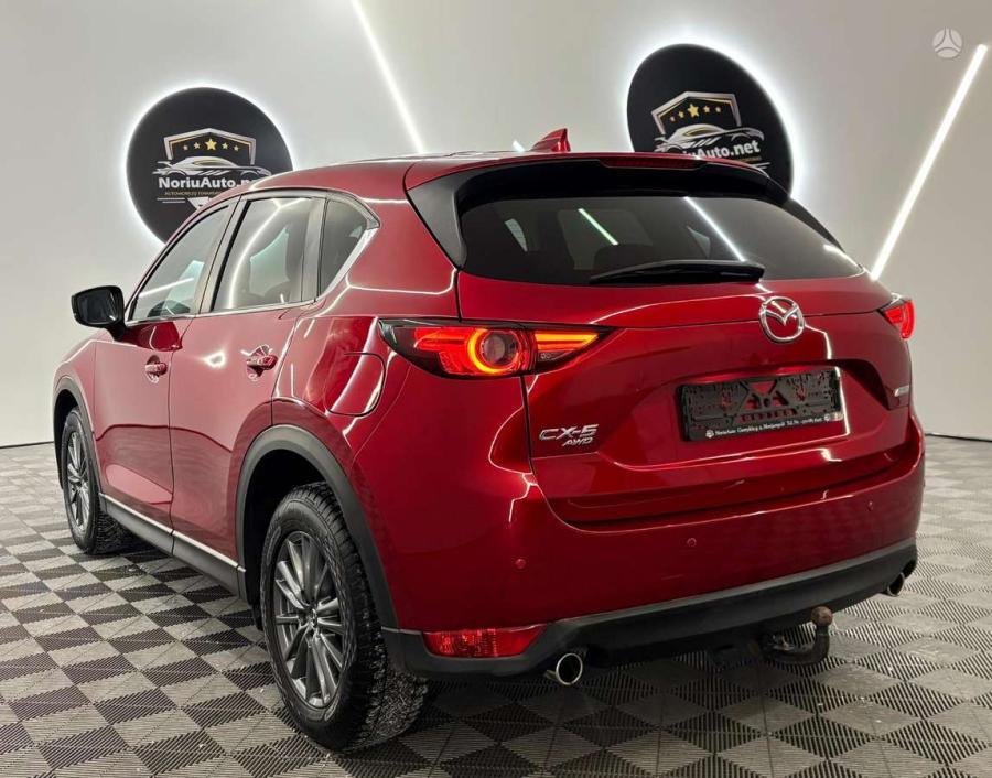 Red Mazda CX-5 2018 in Marijampole, with an engine capacity of 2.19 L and mileage of 228 thousand km for 13450 €, photo 22 on AUTOMOTO.COM.LV