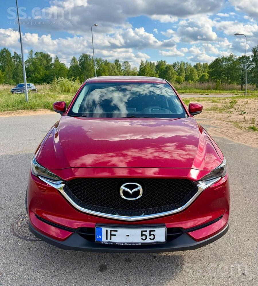 Red Mazda CX-5 2018 in Riga, with an engine capacity of 2.20 L and mileage of 124 thousand km for 18500 €, photo 5 on AUTOMOTO.COM.LV