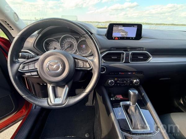 Red Mazda CX-5 2018 in Riga, with an engine capacity of 2.20 L and mileage of 124 thousand km for 18500 €, photo 5 on AUTOMOTO.COM.LV