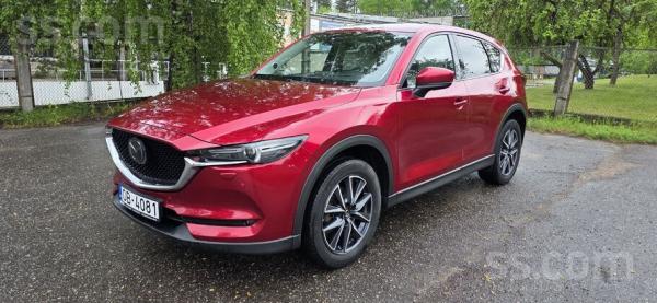 Sarkans Mazda CX-5 2018 Valmiera, ar dzinēja tilpumu 2.50 L un nobraukumu 150 tūkst. km par 18500 €, foto 1 vietnē AUTOMOTO.COM.LV