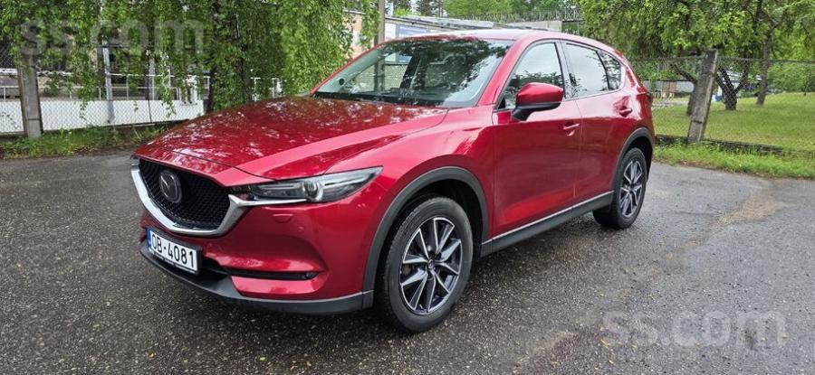 Sarkans Mazda CX-5 2018 Valmiera, ar dzinēja tilpumu 2.50 L un nobraukumu 150 tūkst. km par 18500 €, foto 1 vietnē AUTOMOTO.COM.LV