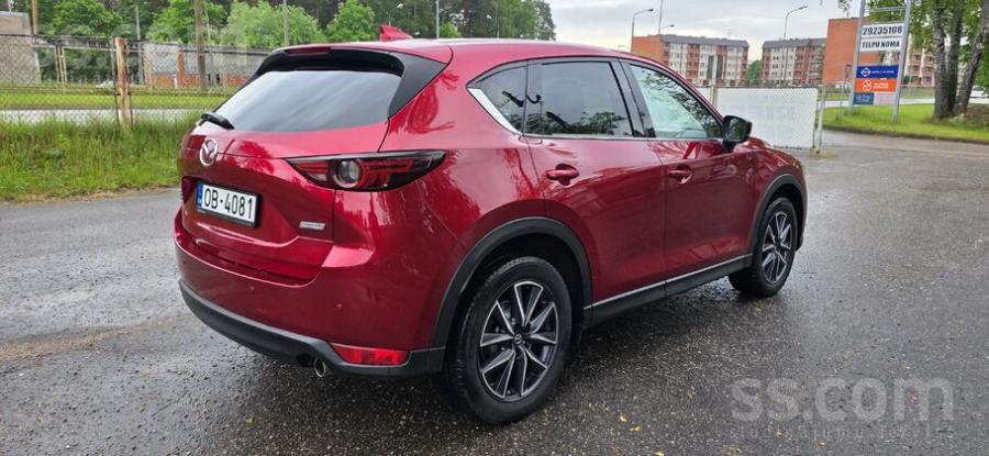 Sarkans Mazda CX-5 2018 Valmiera, ar dzinēja tilpumu 2.50 L un nobraukumu 150 tūkst. km par 18500 €, foto 5 vietnē AUTOMOTO.COM.LV