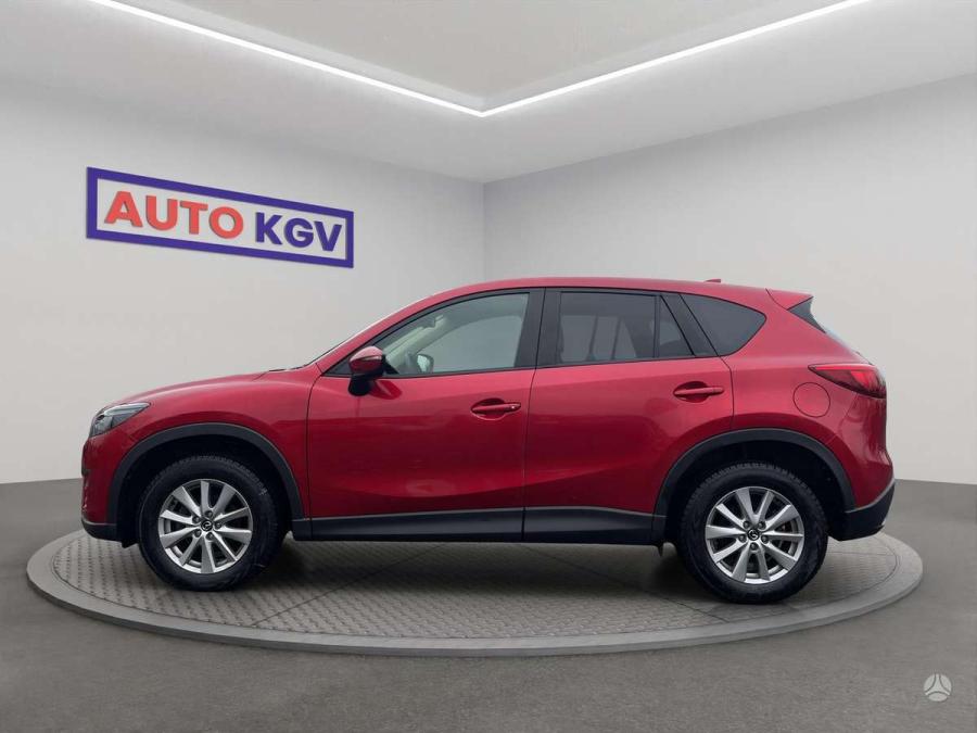 Red Mazda CX-5 2018 in Vilnius, with an engine capacity of 2.20 L and mileage of 58 thousand km for 13999 €, photo 3 on AUTOMOTO.COM.LV