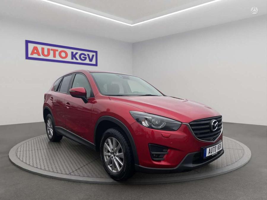 Red Mazda CX-5 2018 in Vilnius, with an engine capacity of 2.20 L and mileage of 58 thousand km for 13999 €, photo 7 on AUTOMOTO.COM.LV