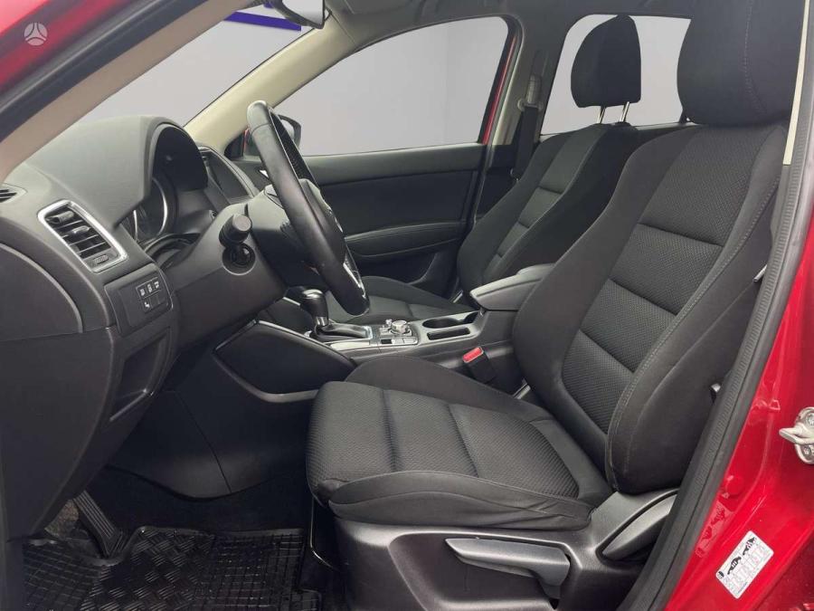 Red Mazda CX-5 2018 in Vilnius, with an engine capacity of 2.20 L and mileage of 58 thousand km for 13999 €, photo 11 on AUTOMOTO.COM.LV