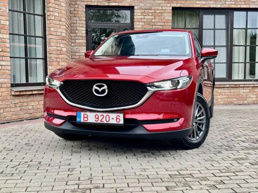 Red Mazda CX-5 2018 in Jelgava, with an engine capacity of 2.20 L and mileage of 191 thousand km for 15500 €, photo 1 on AUTOMOTO.COM.LV