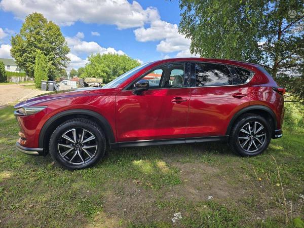 Red Mazda CX-5 2018 in Vilnius, with an engine capacity of 2.20 L and mileage of 190 thousand km for 16500 €, photo 5 on AUTOMOTO.COM.LV