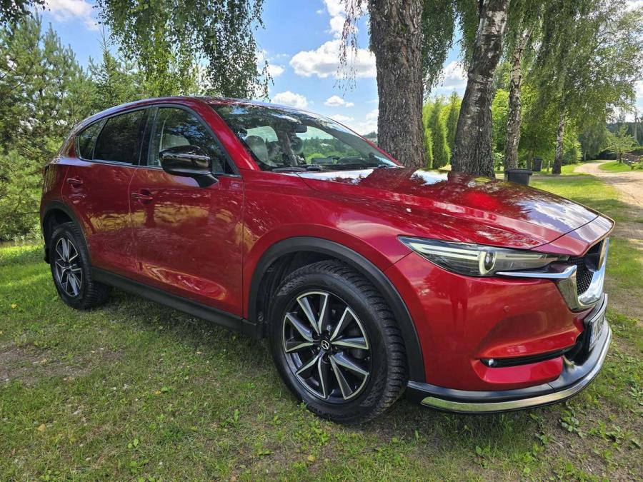 Red Mazda CX-5 2018 in Vilnius, with an engine capacity of 2.20 L and mileage of 190 thousand km for 16500 €, photo 10 on AUTOMOTO.COM.LV