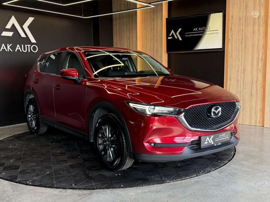 Sarkans Mazda CX-5 2018 Kauņa, ar dzinēja tilpumu 2.19 L un nobraukumu 183 tūkst. km par 12490 €, foto 3 vietnē AUTOMOTO.COM.LV