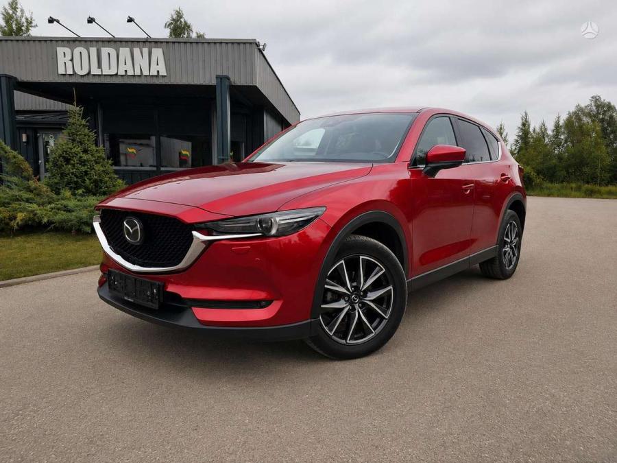 Red Mazda CX-5 2018 in Pakruojis, with an engine capacity of 2.19 L and mileage of 198 thousand km for 12500 €, photo 1 on AUTOMOTO.COM.LV