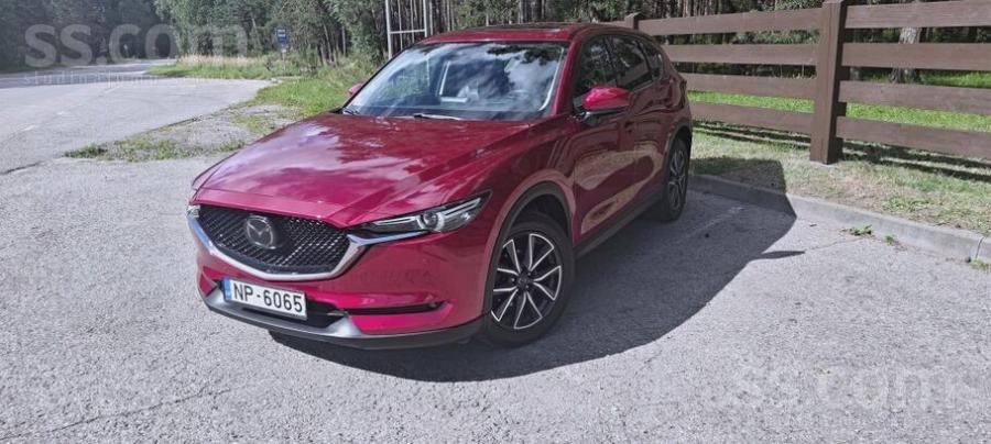Sarkans Mazda CX-5 2018 Daugavpils, ar dzinēja tilpumu 2.20 L un nobraukumu 161 tūkst. km par 17000 €, foto 1 vietnē AUTOMOTO.COM.LV
