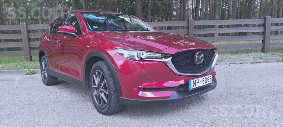 Sarkans Mazda CX-5 2018 Daugavpils, ar dzinēja tilpumu 2.20 L un nobraukumu 161 tūkst. km par 17000 €, foto 3 vietnē AUTOMOTO.COM.LV