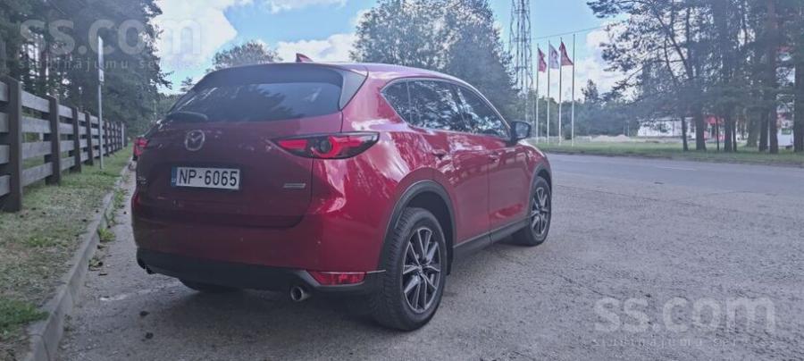Sarkans Mazda CX-5 2018 Daugavpils, ar dzinēja tilpumu 2.20 L un nobraukumu 161 tūkst. km par 17000 €, foto 4 vietnē AUTOMOTO.COM.LV