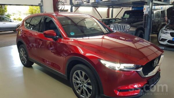Red Mazda CX-5 2019 in Tukums, with an engine capacity of 2.20 L and mileage of 156 thousand km for 17900 €, photo 2 on AUTOMOTO.COM.LV