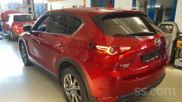 Red Mazda CX-5 2019 in Tukums, with an engine capacity of 2.20 L and mileage of 156 thousand km for 17900 €, photo 5 on AUTOMOTO.COM.LV
