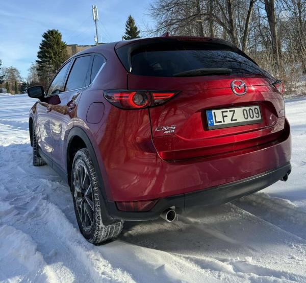 Sarkans Mazda CX-5 2019 Kauņa, ar dzinēja tilpumu 2.49 L un nobraukumu 117 tūkst. km par 16000 €, foto 5 vietnē AUTOMOTO.COM.LV