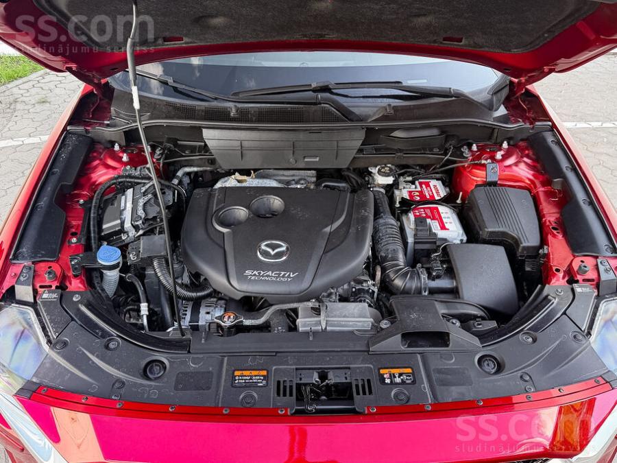 Red Mazda CX-5 2019 in Riga, with an engine capacity of 2.20 L and mileage of 0 thousand km for 17490 €, photo 12 on AUTOMOTO.COM.LV