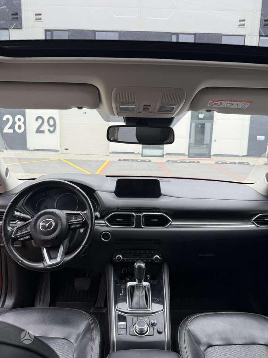 Red Mazda CX-5 2019 in Vilnius, with an engine capacity of 2.19 L and mileage of 144 thousand km for 15999 €, photo 15 on AUTOMOTO.COM.LV