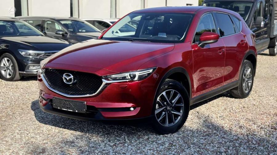 Sarkans Mazda CX-5 2020 Telšiai, ar dzinēja tilpumu 2.19 L un nobraukumu 238 tūkst. km par 16800 €, foto 3 vietnē AUTOMOTO.COM.LV