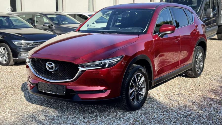 Sarkans Mazda CX-5 2020 Telšiai, ar dzinēja tilpumu 2.19 L un nobraukumu 238 tūkst. km par 16800 €, foto 4 vietnē AUTOMOTO.COM.LV