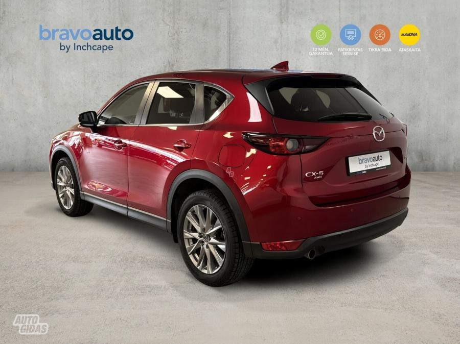 Red Mazda CX-5 2021 in Vilnius, with an engine capacity of 2.00 L and mileage of 47 thousand km for 24500 €, photo 4 on AUTOMOTO.COM.LV