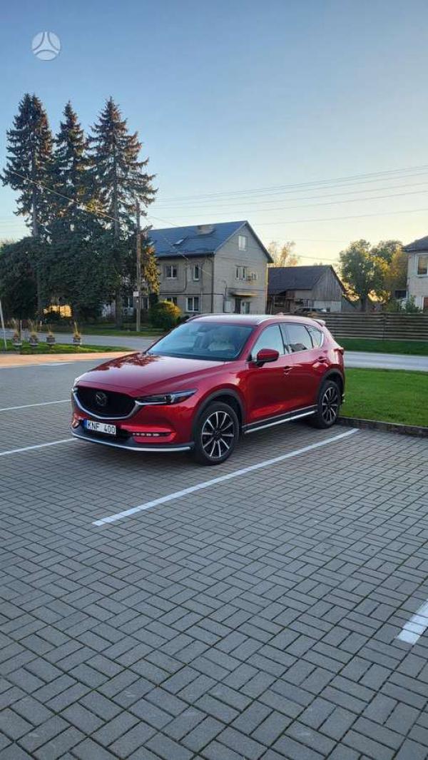 Red Mazda CX-5 2021 in Klaipeda, with an engine capacity of 2.49 L and mileage of 42 thousand km for 21500 €, photo 2 on AUTOMOTO.COM.LV