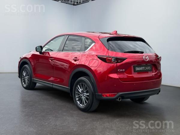 Red Mazda CX-5 2021 in Riga, with an engine capacity of 2.00 L and mileage of 17 thousand km for 23440 €, photo 3 on AUTOMOTO.COM.LV