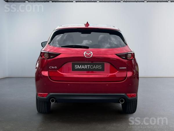 Red Mazda CX-5 2021 in Riga, with an engine capacity of 2.00 L and mileage of 17 thousand km for 23440 €, photo 4 on AUTOMOTO.COM.LV
