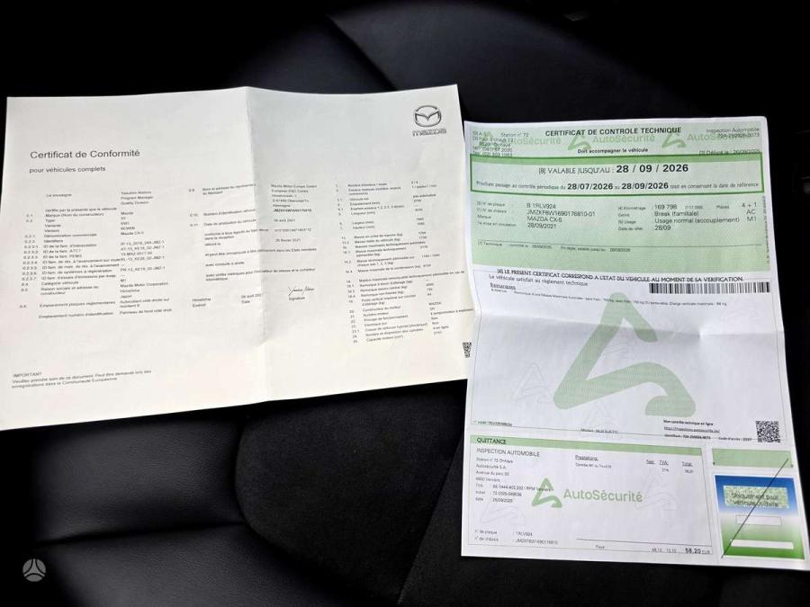 Red Mazda CX-5 2021 in Taurage, with an engine capacity of 2.19 L and mileage of 194 thousand km for 14600 €, photo 19 on AUTOMOTO.COM.LV