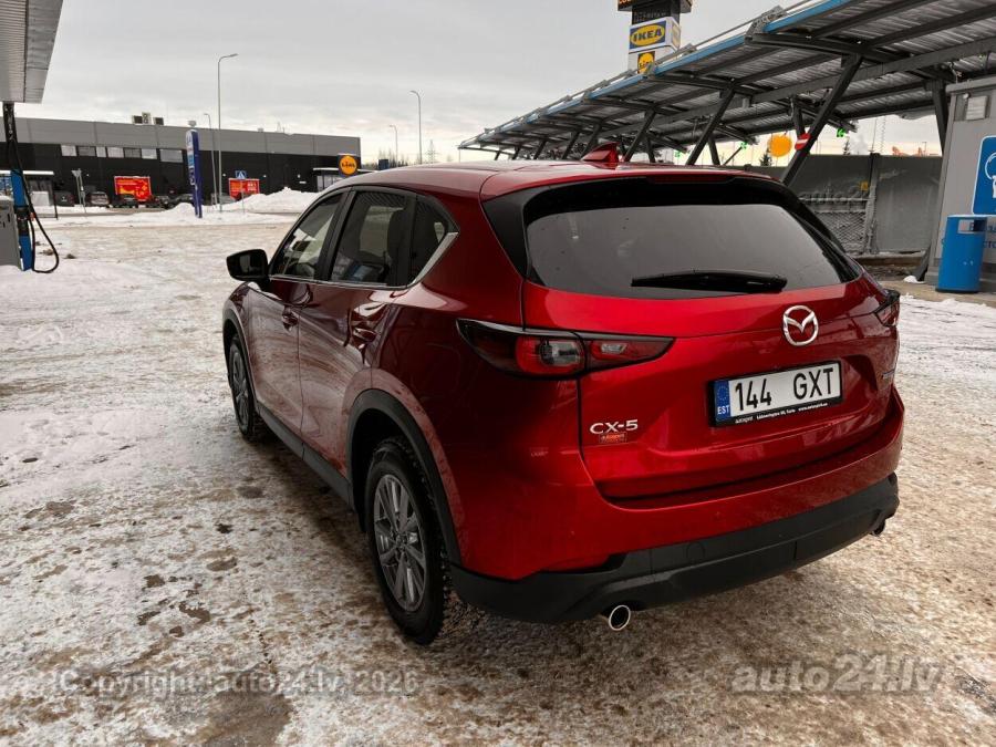 Red Mazda CX-5 2023 in Tartu, with an engine capacity of 2.00 L and mileage of 18 thousand km for 30000 €, photo 4 on AUTOMOTO.COM.LV