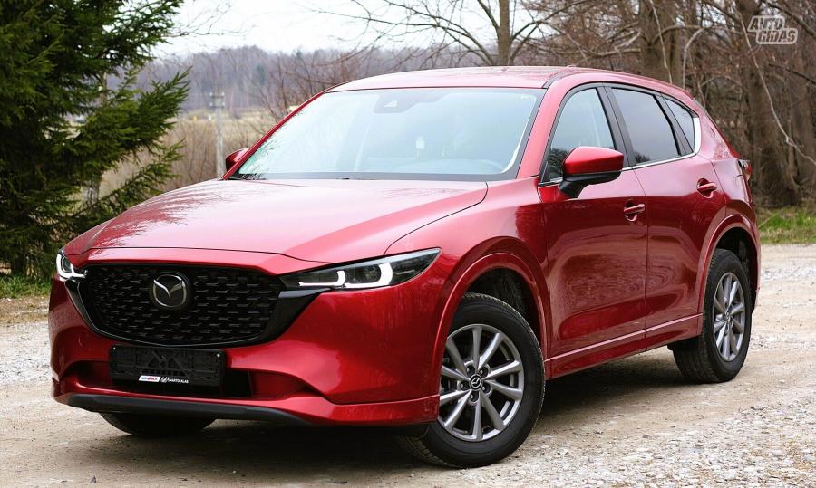 Sarkans Mazda CX-5 2024 Petrikaičiai, ar dzinēja tilpumu 2.50 L un nobraukumu 28 tūkst. km par 22999 €, foto 8 vietnē AUTOMOTO.COM.LV