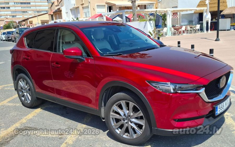 Red Mazda CX-5 2021 in Tallinn, with an engine capacity of 2.00 L and mileage of 40 thousand km for 22900 €, photo 5 on AUTOMOTO.COM.LV