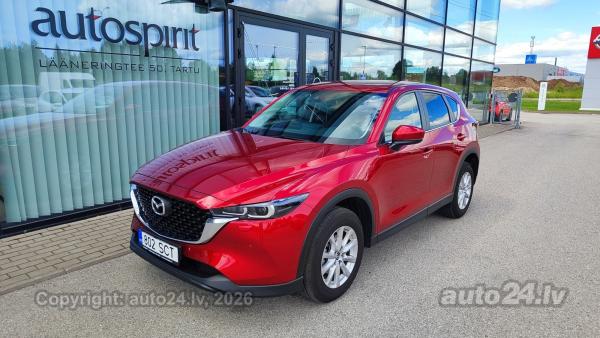 Red Mazda CX-5 2024 in Tartu, with an engine capacity of 2.00 L and mileage of 8 thousand km for 29990 €, photo 1 on AUTOMOTO.COM.LV