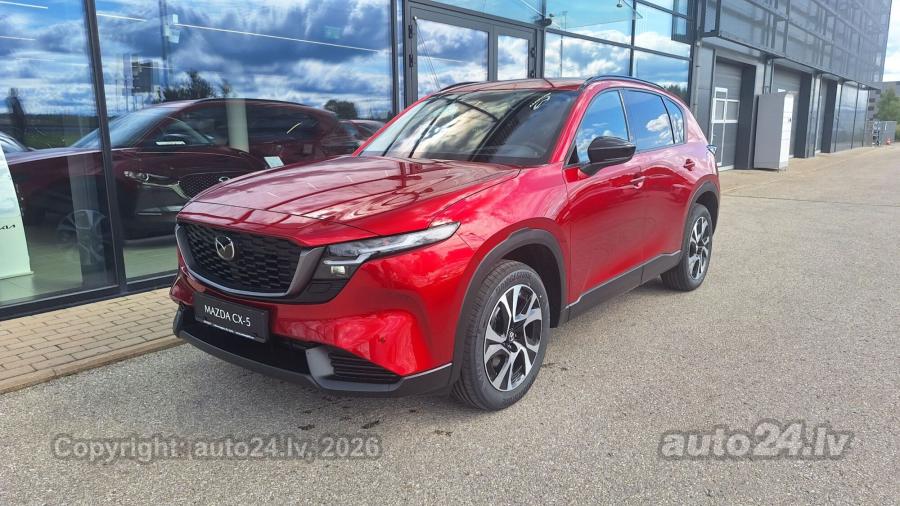 Красный Мазда СХ-5 2026 в Тарту, объемом двигателя 2.50 л и пробегом 0 тыс. км за 35590 €, фото 1 на AUTOMOTO.COM.LV