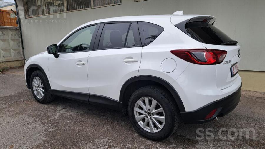 White Mazda CX-5 2012 in Ogre, with an engine capacity of 2.20 L and mileage of 233 thousand km for 6950 €, photo 4 on AUTOMOTO.COM.LV