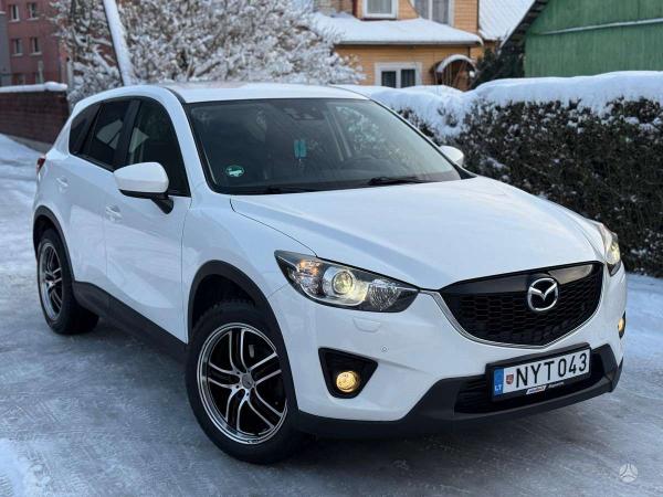 White Mazda CX-5 2012 in Marijampole, with an engine capacity of 2.19 L and mileage of 148 thousand km for 8950 €, photo 1 on AUTOMOTO.COM.LV